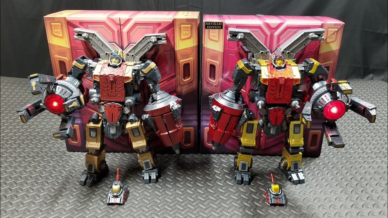 Planet X Genesis (Standard vs. Metallic) Transformers War For Cybertron ...