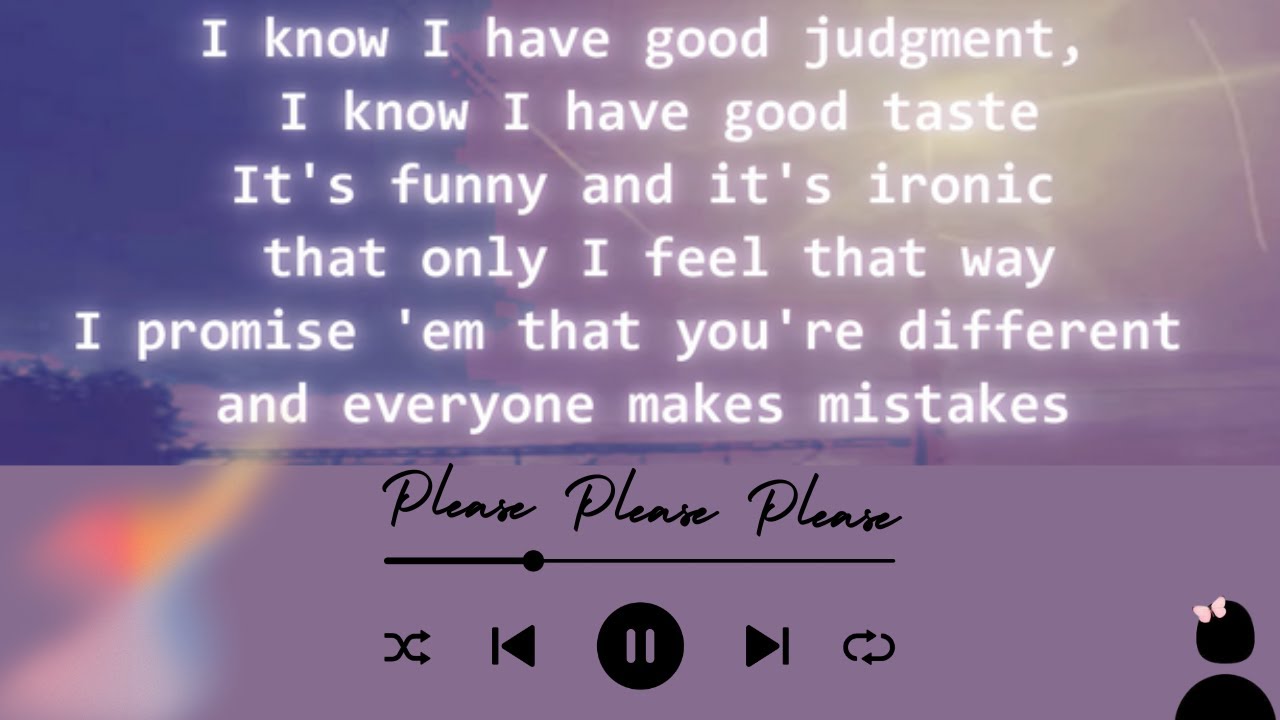 Please Please Please -Lyrics(Sabrina Carpenter) - YouTube