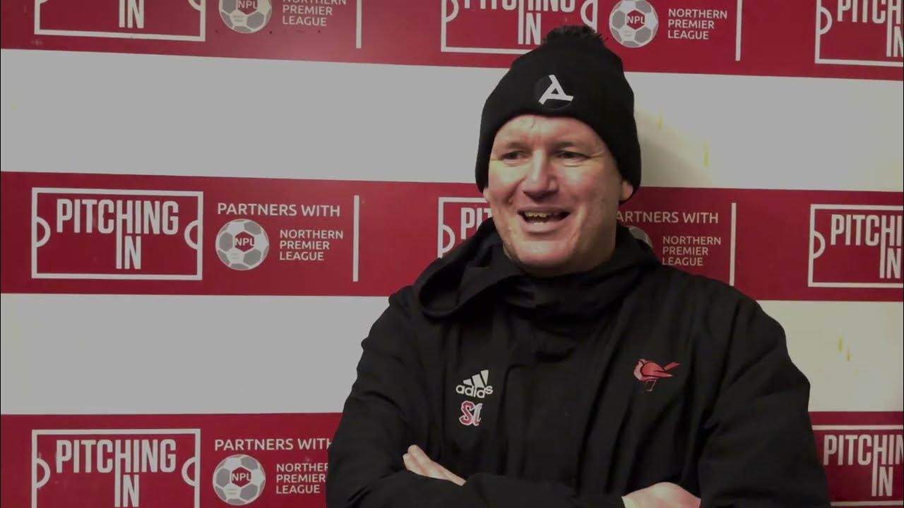 Post Match Interview | Steve Cunningham | Ashton United 0-0 Warrington Rylands - YouTube