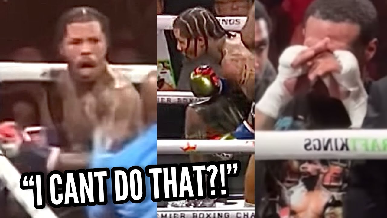 “KNEE SHOULD BE COUNTED” LAMONT ROACH CRYING AFTER GERVONTA DAVIS ...
