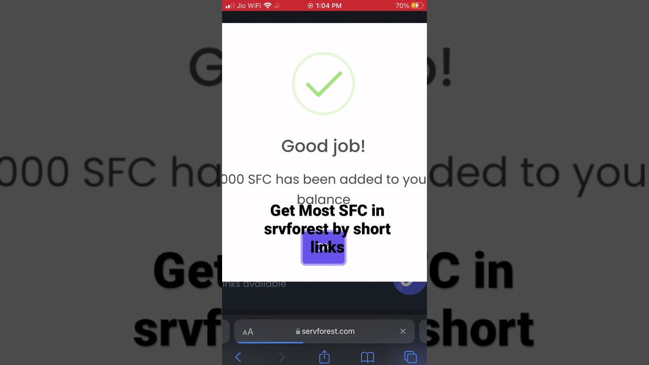 Earn Money By servforest.com | Tricks To Get Most SFC In 15 Secs | Earn ...