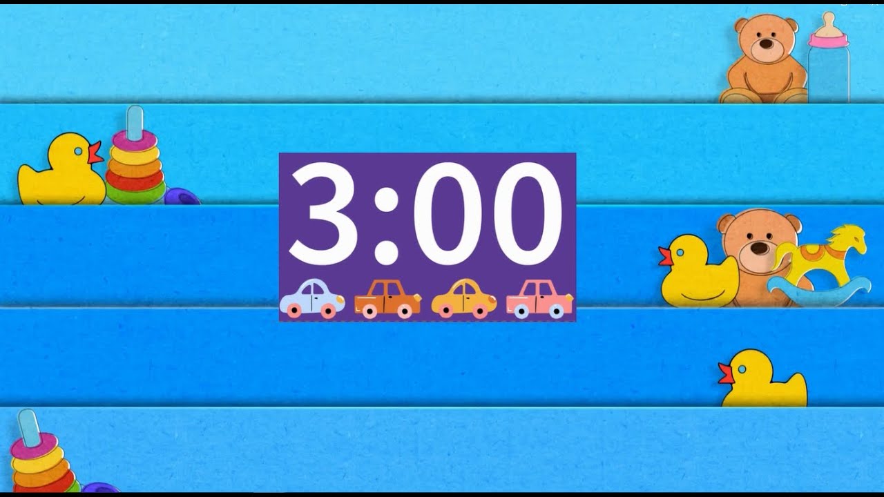 Fun Fair Nursery Adventure: 3-Minute Countdown Timer with Soothing ...