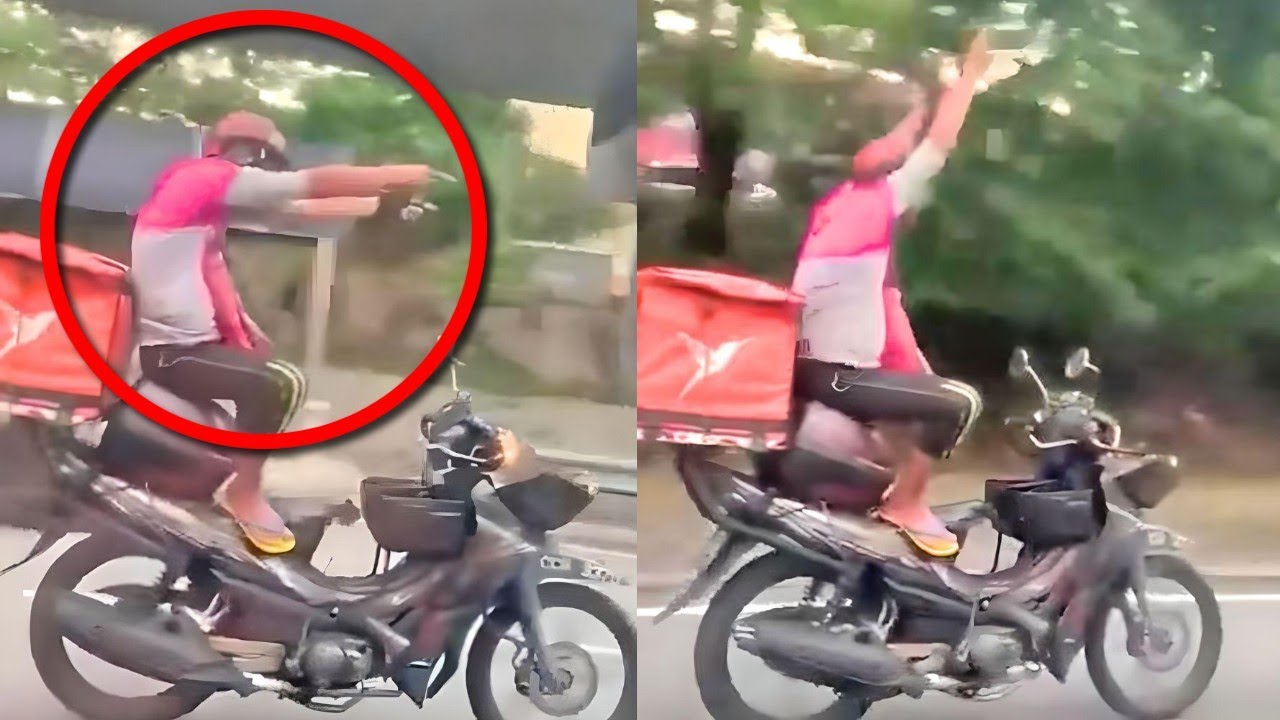 Tengok apa Abam rider ni buat - YouTube