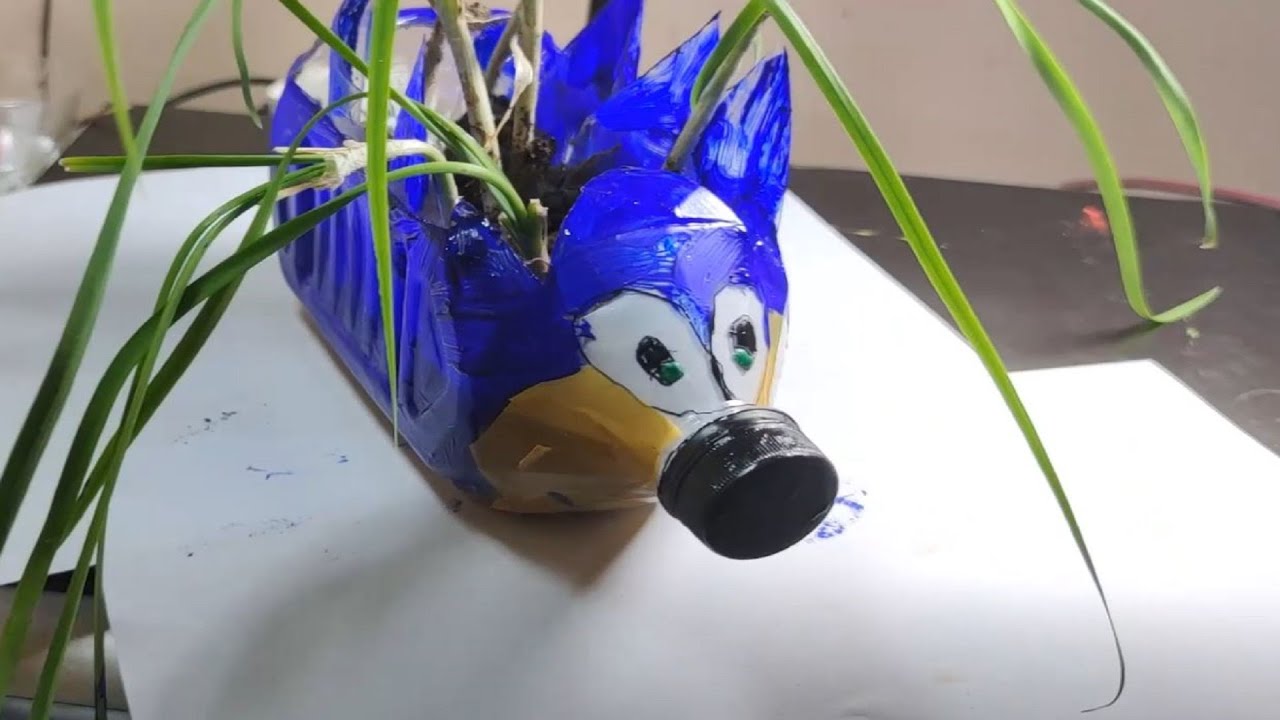 Diy sonic potted plants vegetable - Tua6 - YouTube