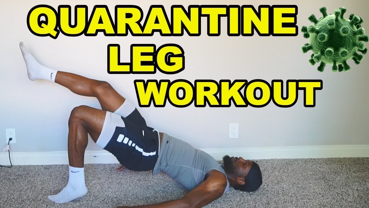 20 MINUTE⏰ HOME Quarantine LEG WORKOUT(No Equipment) - YouTube