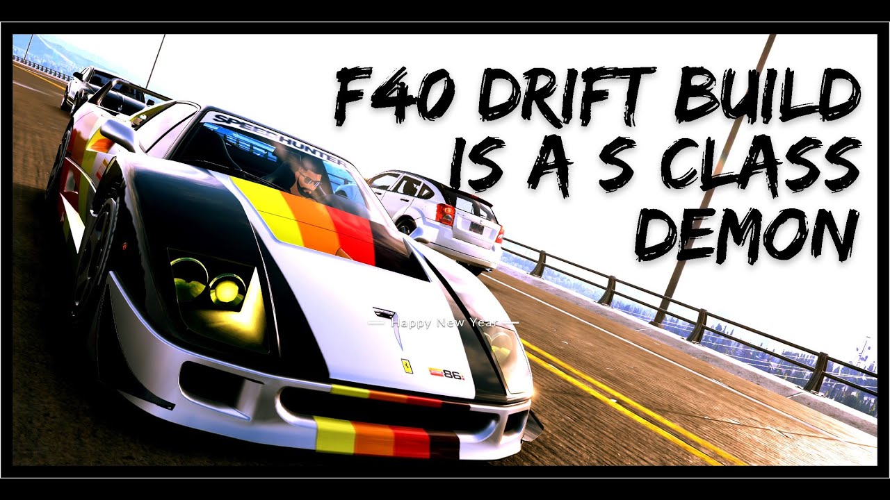 THE FERRARI F40 DRIFT BUILD IS AN S CLASS DEMON! (S CLASS BUILD GUIDE ...