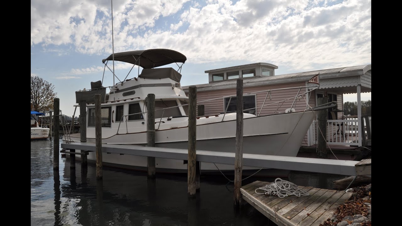 1977 West Indian 36 Trawler -- SOLD - YouTube