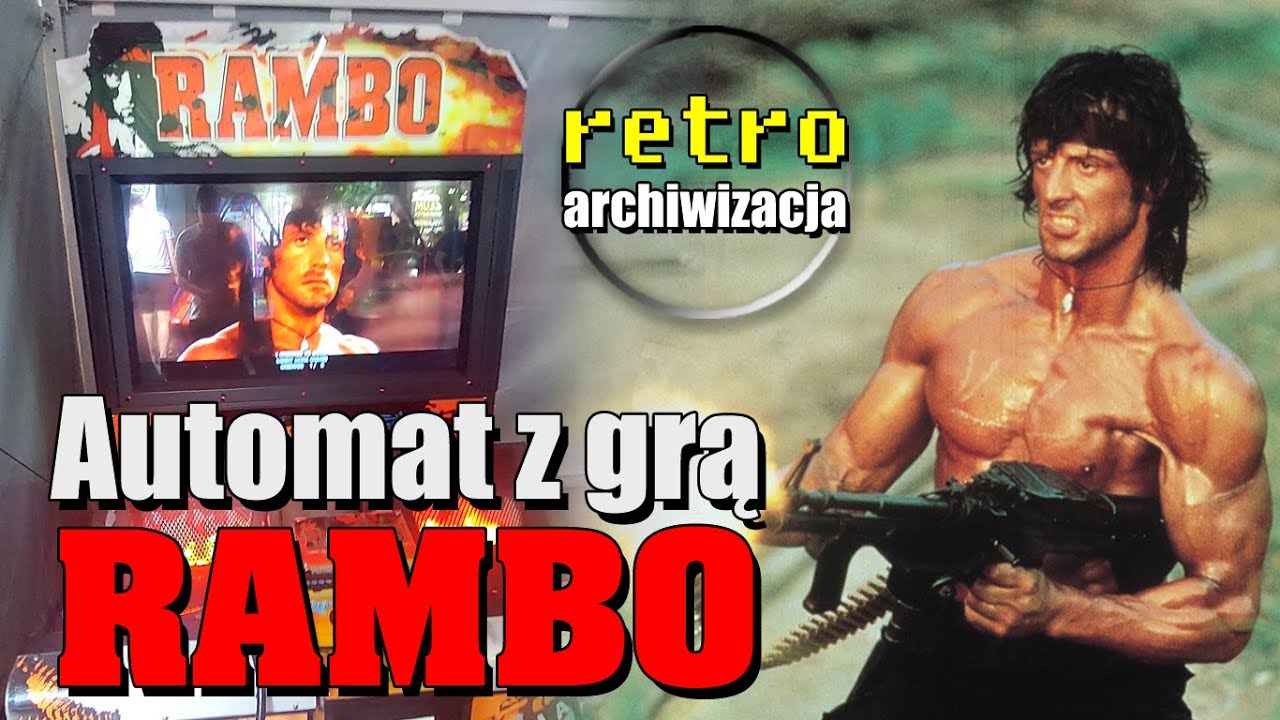 Automat Rambo od SEGA i pinball Terminator 3 - salon gier we ...