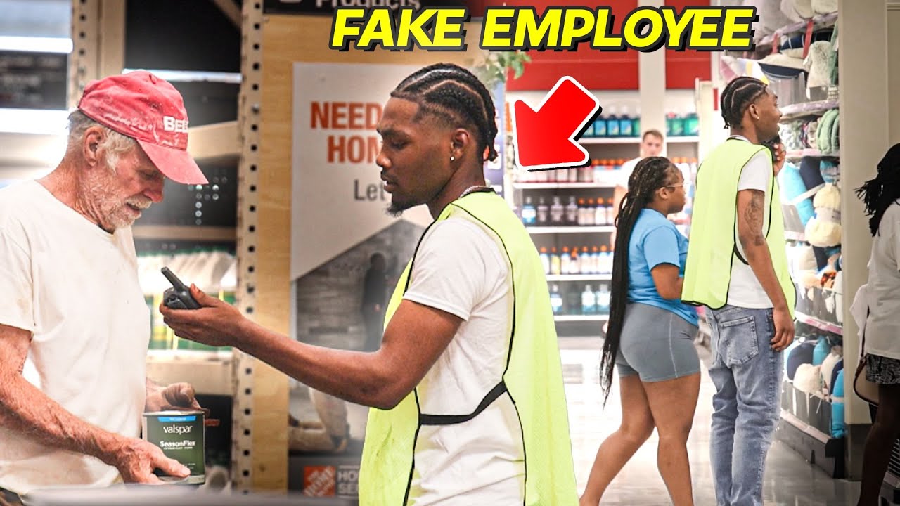 Fake Store Employee Prank! Pt 1 - YouTube
