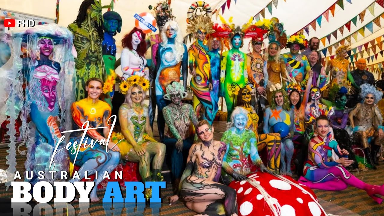 Body Painting Transformation | Australian Body Painting Festival | Body ...
