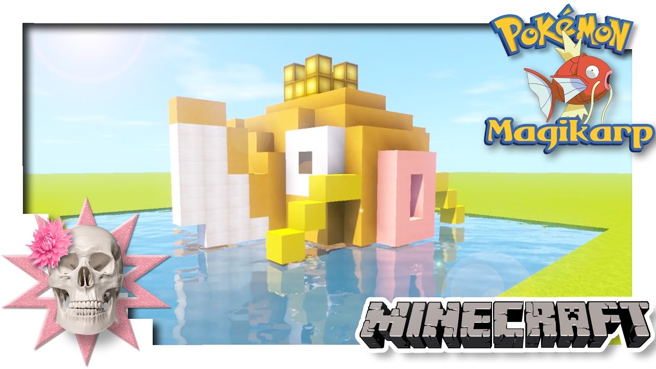 Minecraft - FastBuild - Pokemon Magikarp - YouTube
