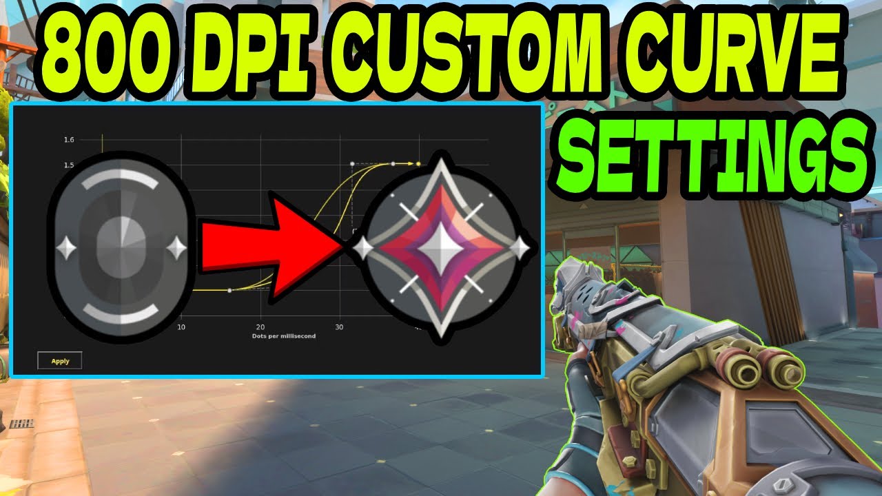 Best 800 DPI Custom Curve Settings for Valorant - YouTube