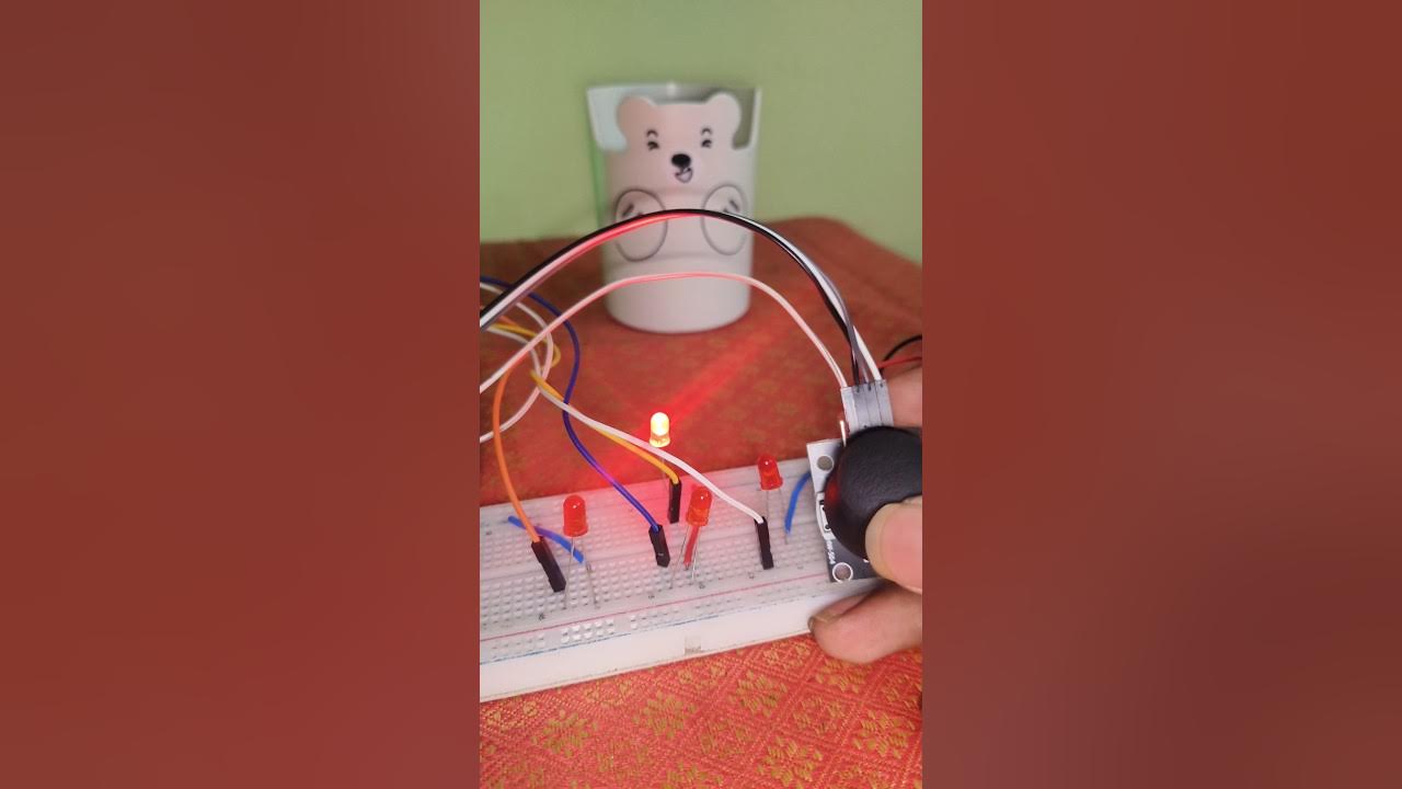 JOYSTICK PROJECTS BASED ON ARDUINO GSNCREATIONS #shorts #youtube #arduino #joystick #led #diy # ...