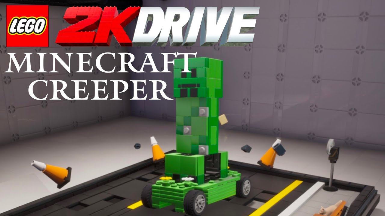 Building a Minecraft Creeper | LEGO® 2K Drive Vehicle Builder - YouTube