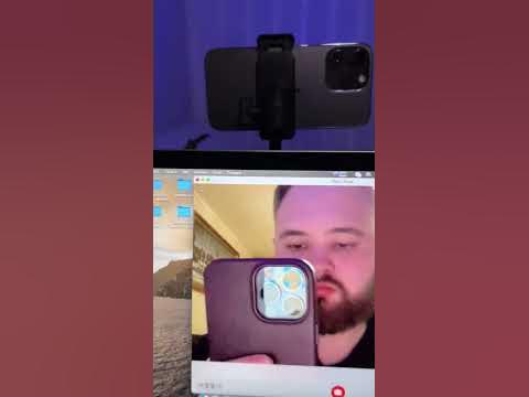 iPhone в роли web-камеры для MacBook - YouTube
