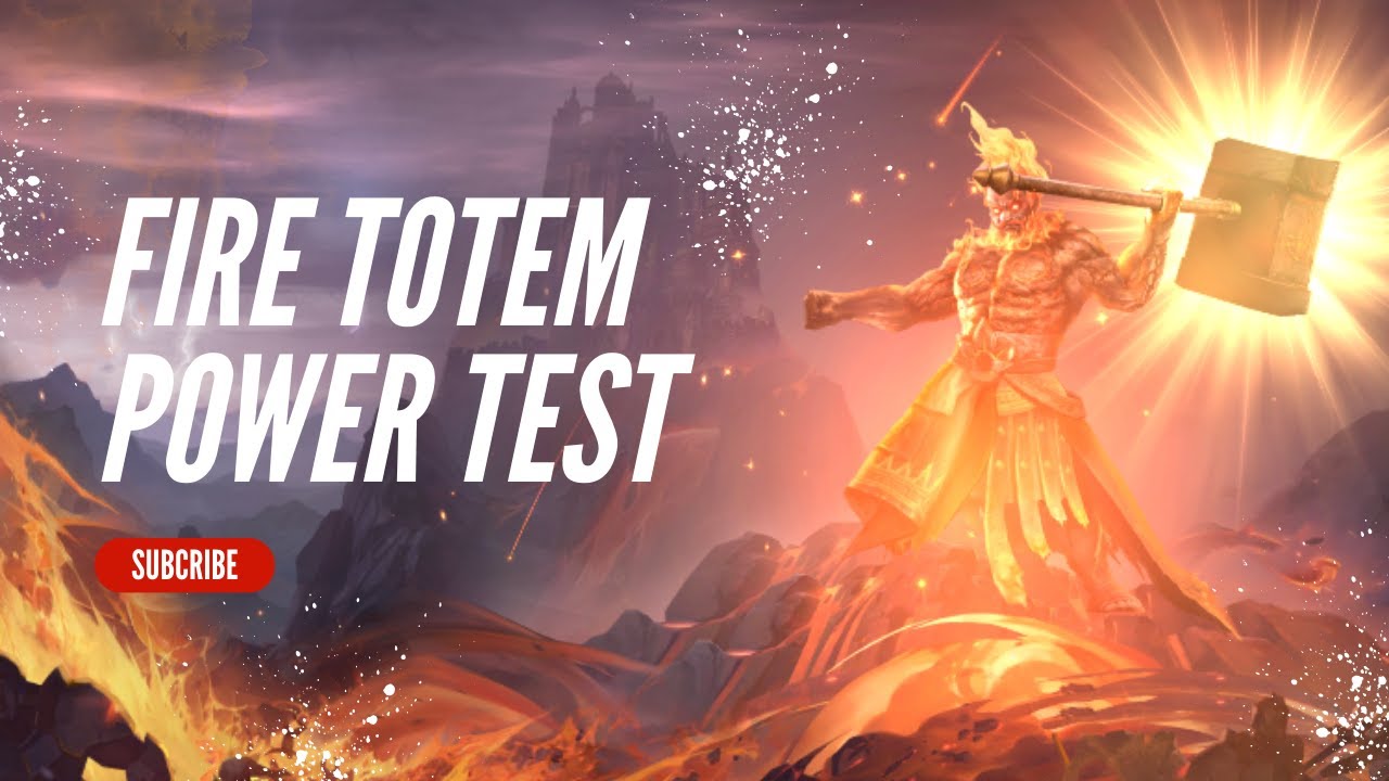 Power Difference between Fire Totem Skill Levels 5 and 6 | War and ...