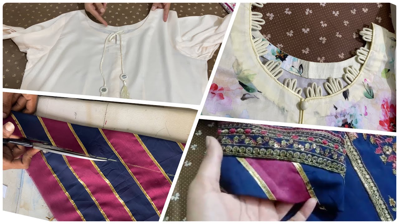 How to design your simple dress decent and elegant|how make chata pati ...