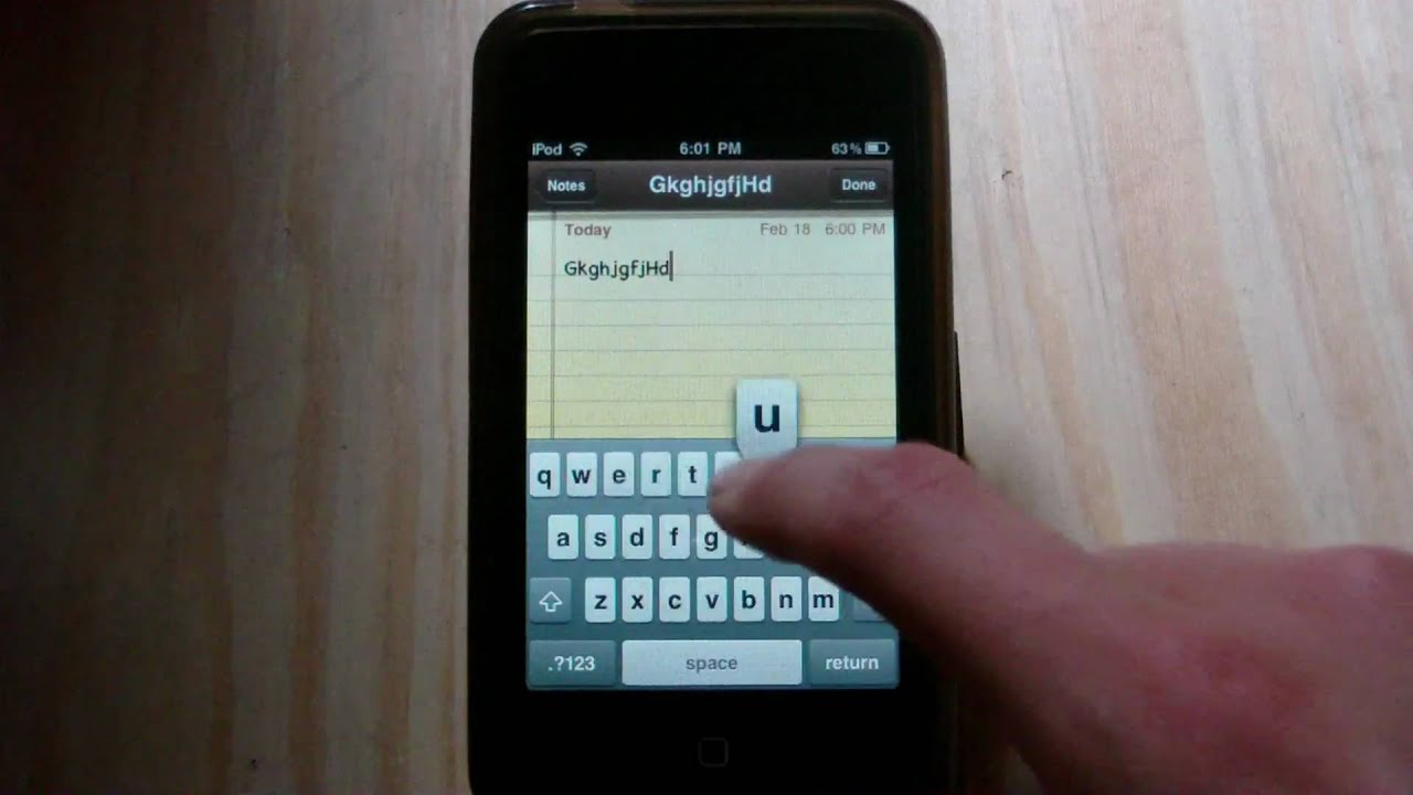 Enables Your iPhone Keyboard To Show CAPS - YouTube