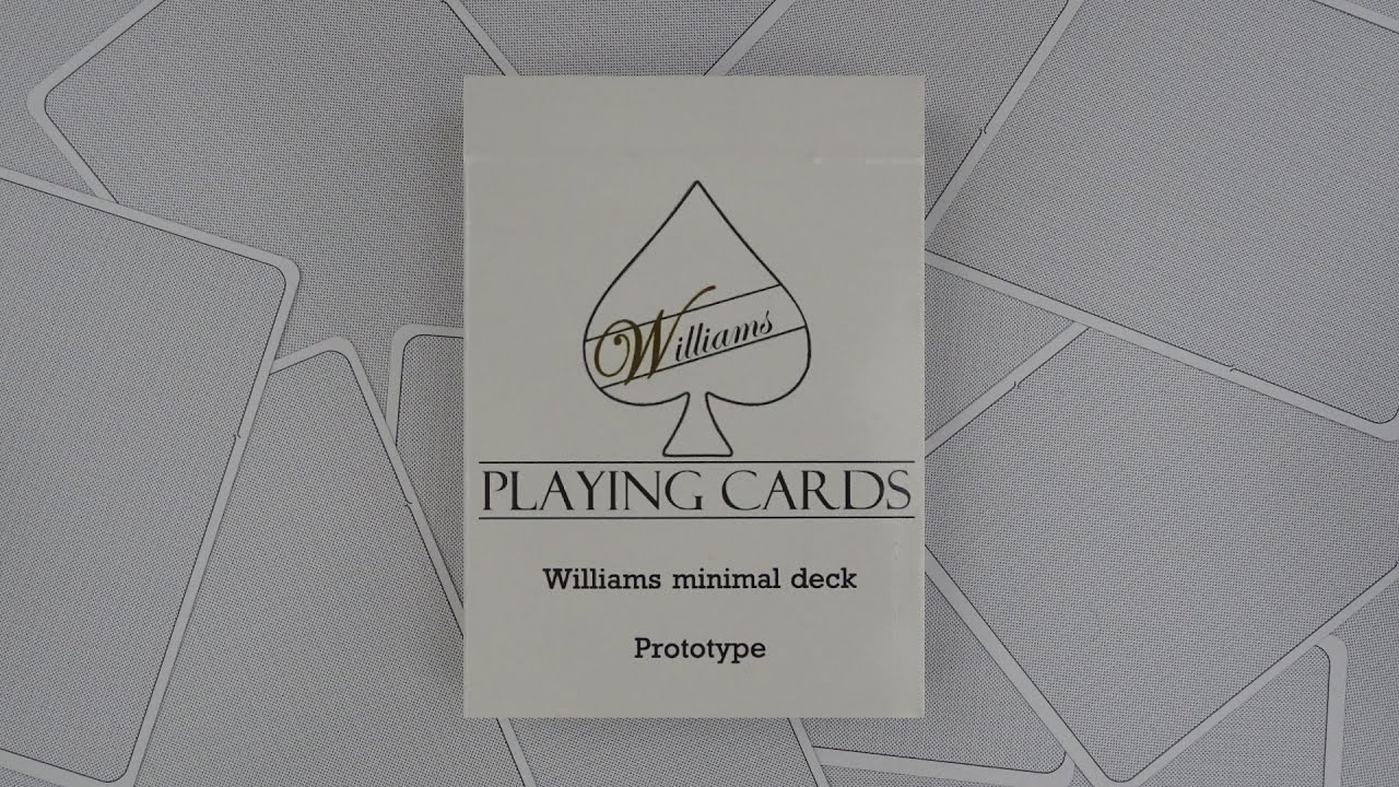 Williams Minimal Playing Cards Prototype | Deck Review -Display ...