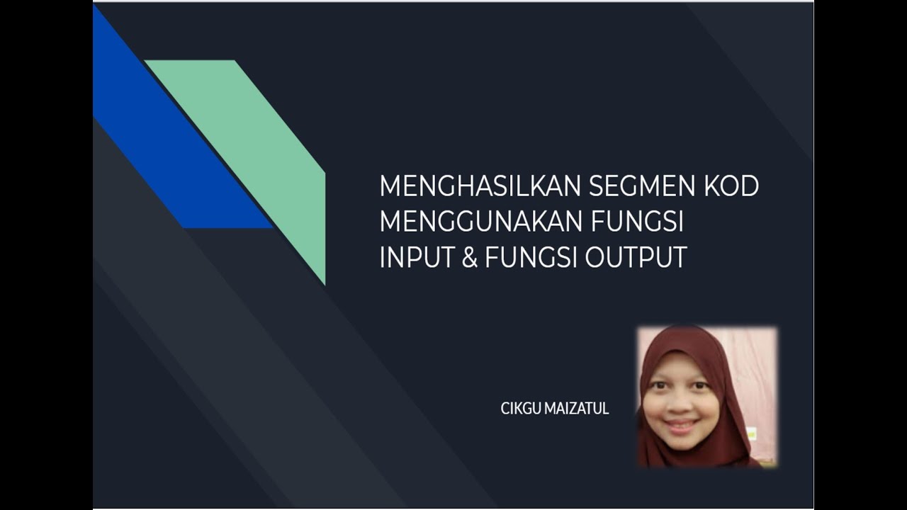 ASK F2 (SEGMEN KOD - FUNGSI INPUT & OUTPUT) - YouTube