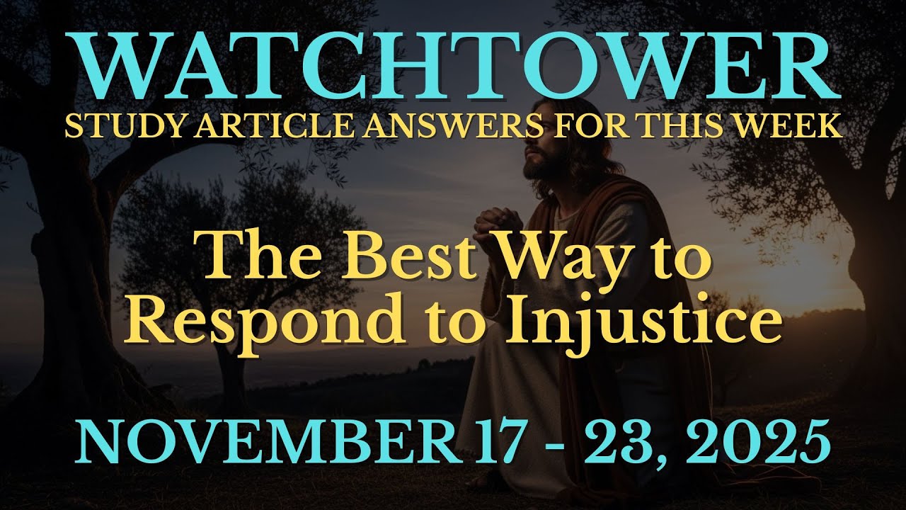 Watchtower Study | Weekend Meeting Prep | November 17 - 23, 2025 - YouTube
