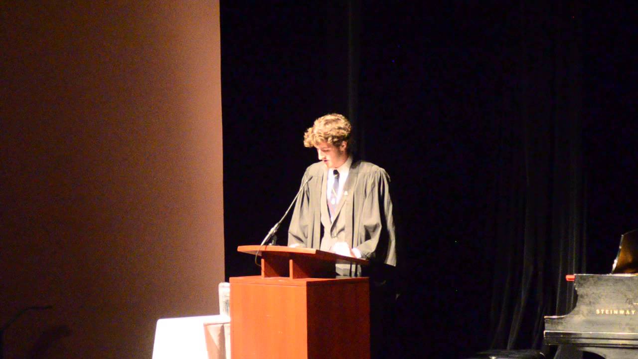 Rowan DeBues (VUSAC President) Speech | Orientation Convocation 2014 ...