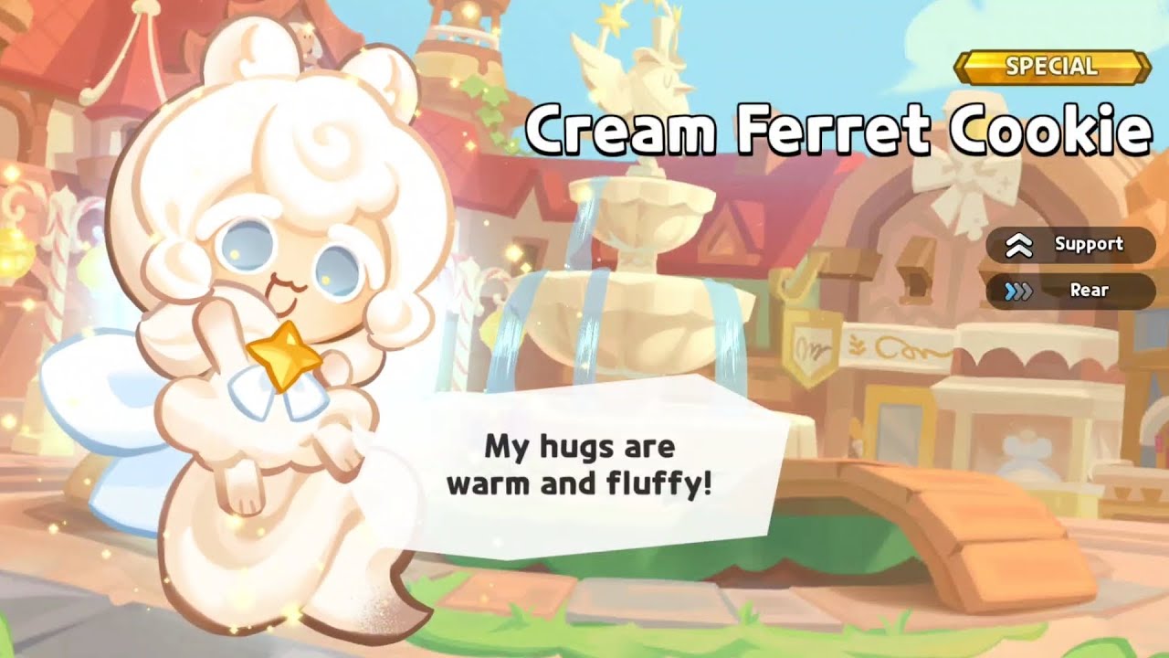 Trying Out Cream Ferret Cookie | Cookie Run Kingdom - YouTube