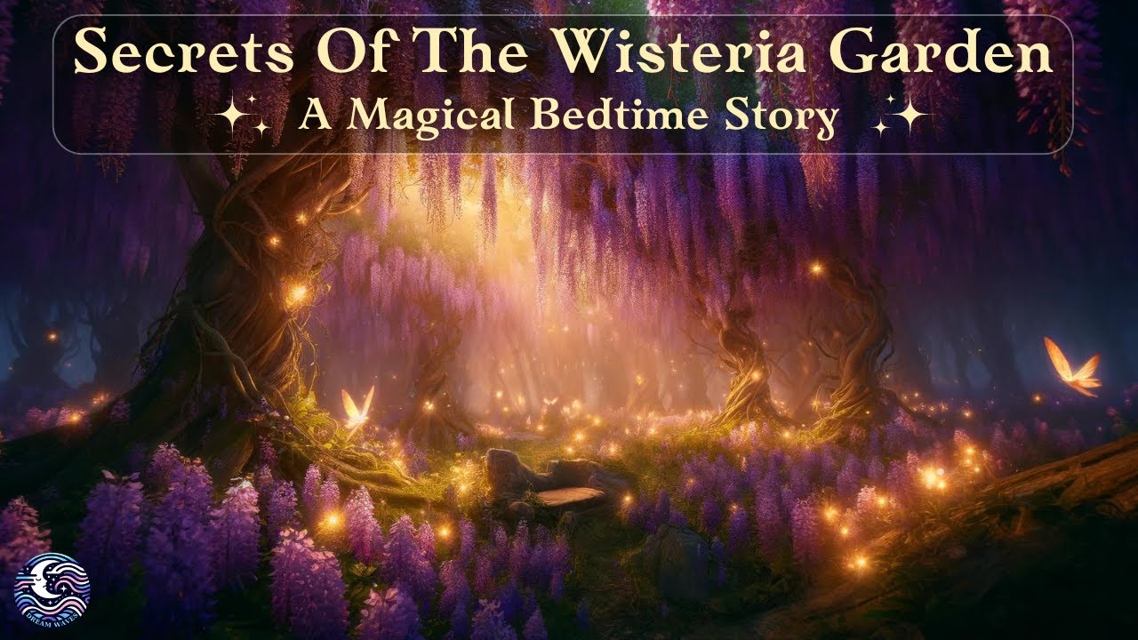 Magical Sleep Story W/ Nature Sounds - Secrets of the Wisteria Garden ...