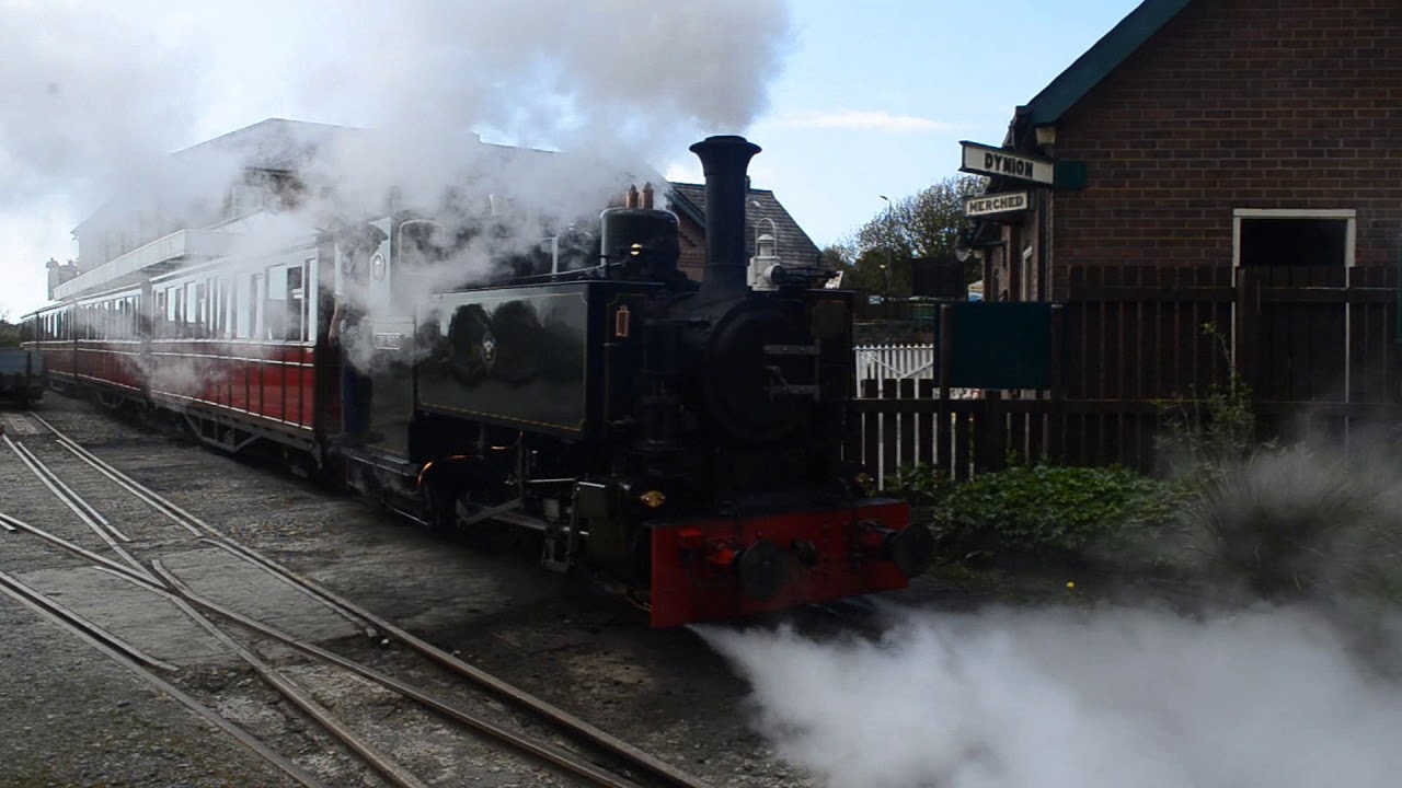 Trainspotting - Engine #7 Tom Rolt Departs Tywyn Wharf on 4/28/2018 ...