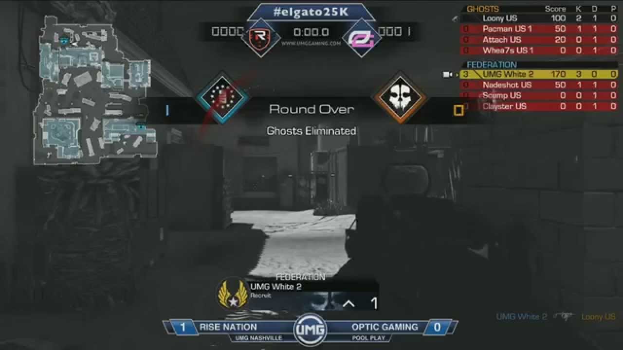OpTic ProoFy 1v2 Clutch Against Rise Nation - UMG Nashville - YouTube