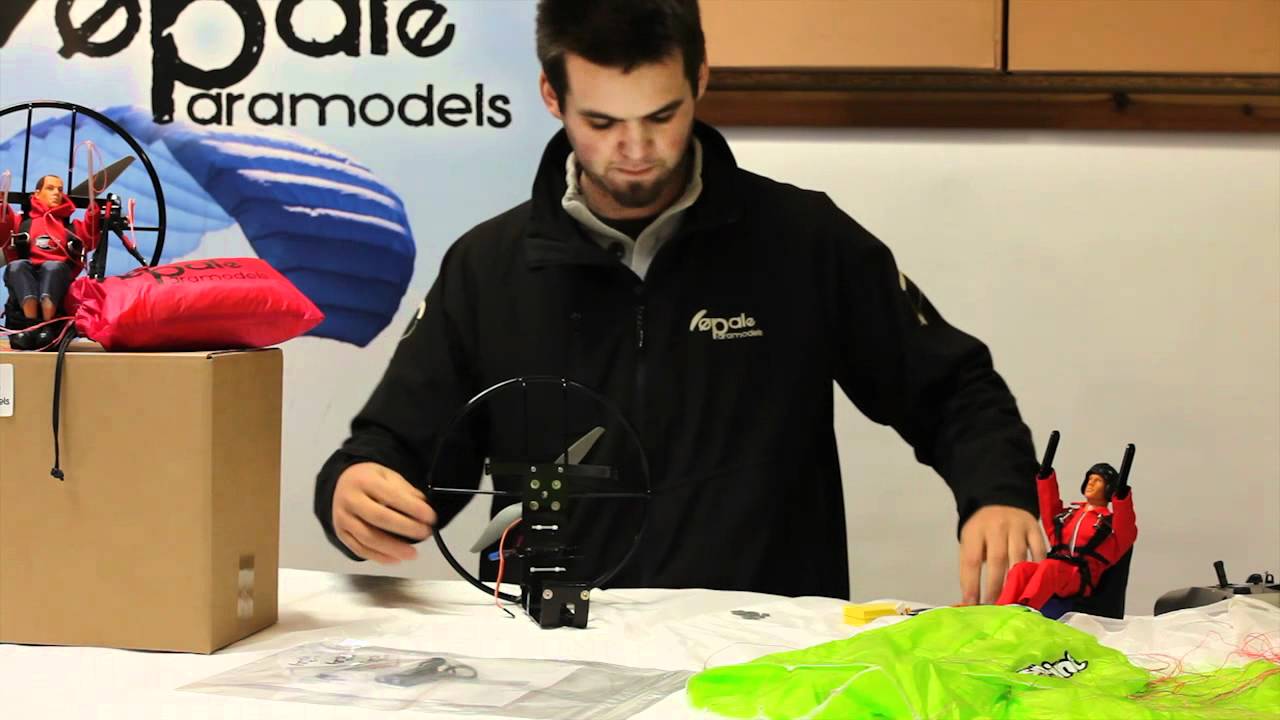 Tutoriel BackPack Rc Paramotor Opale Paramodels - YouTube