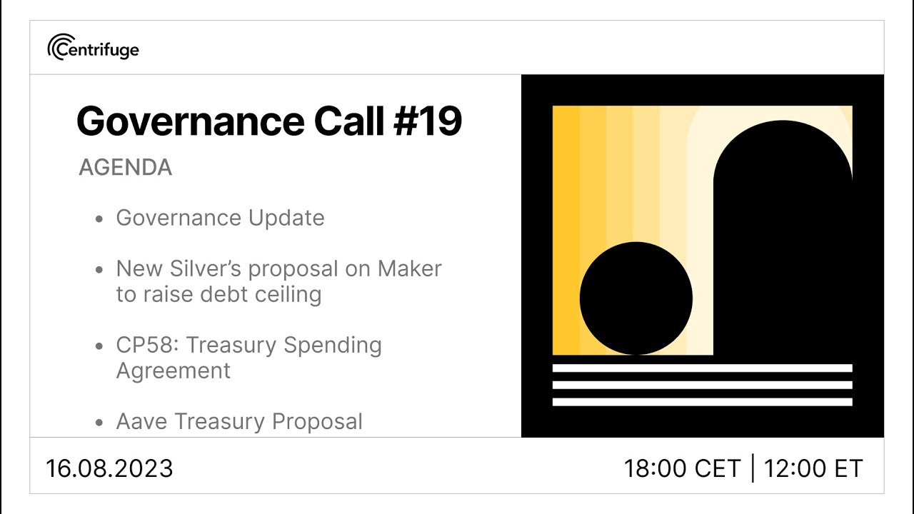 2023.08 Centrifuge Governance Call 19 - YouTube