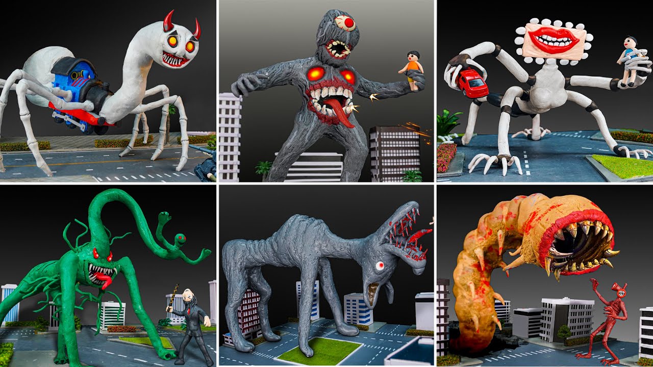 ALL MONSTER Trevor Henderson Scariest - Leovincible & Trevor Henderson ...