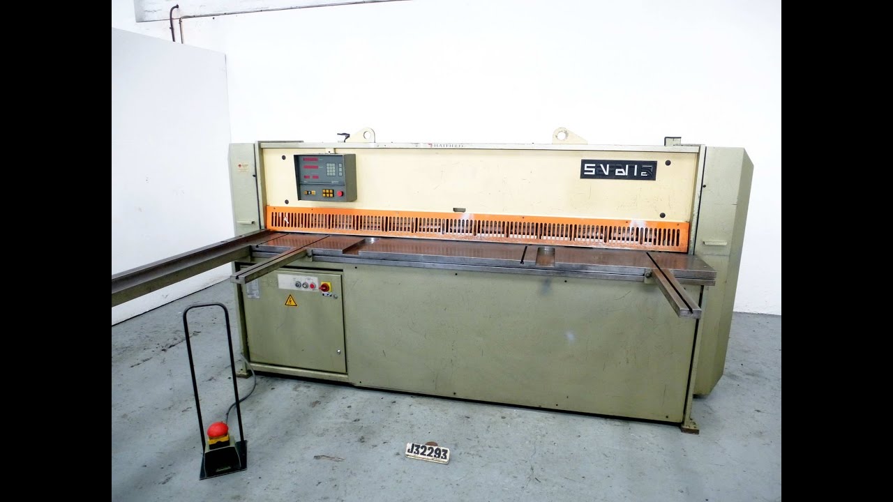 Safan HVR 255-4 2550mm x 4mm Hydraulic Guillotine - YouTube