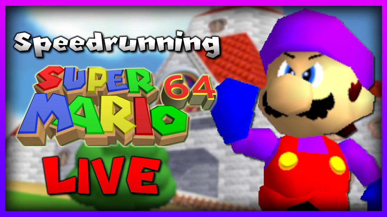 Speedrunning Super Mario 64 LIVE #RoadTo1KSubs - YouTube