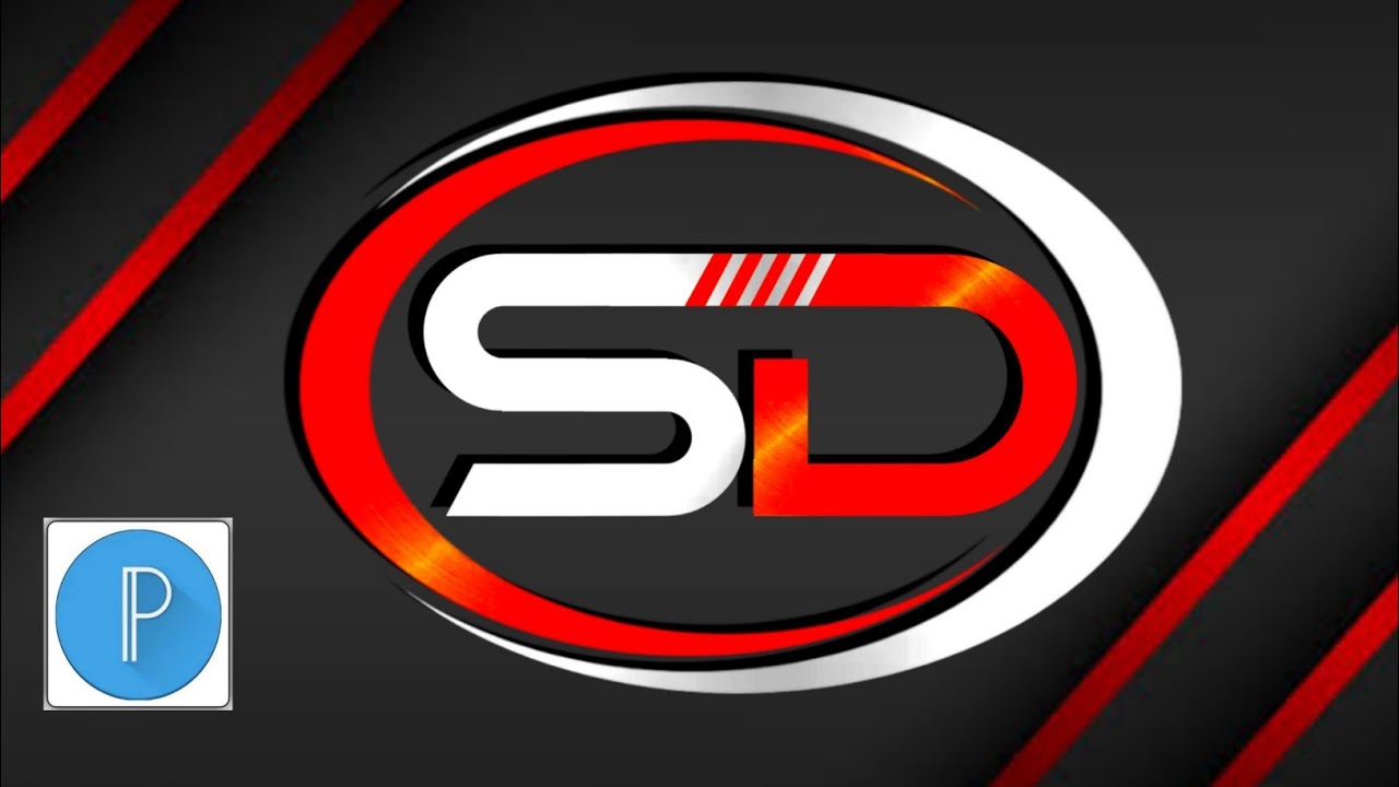 SD 3D LOGO DESIGN IN PIXELLAB - YouTube