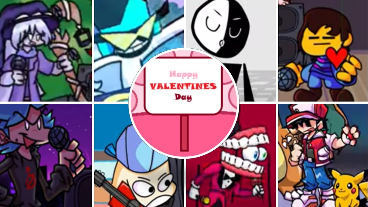 (VALENTINES SPECIAL) Shape Of You (FNF Remix) But Every Turn A ...