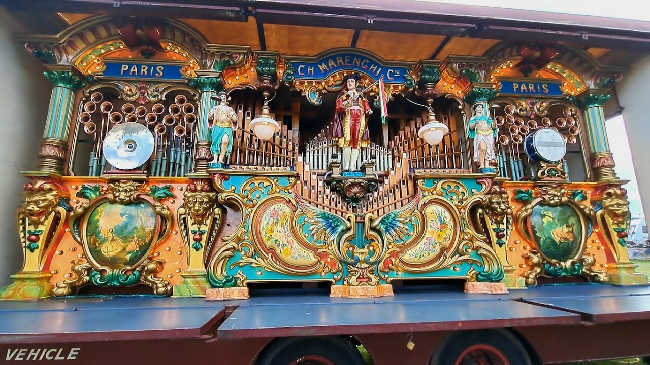 The 98 key Lythgoe Marenghi fairground organ - Astle Park 2024 - YouTube