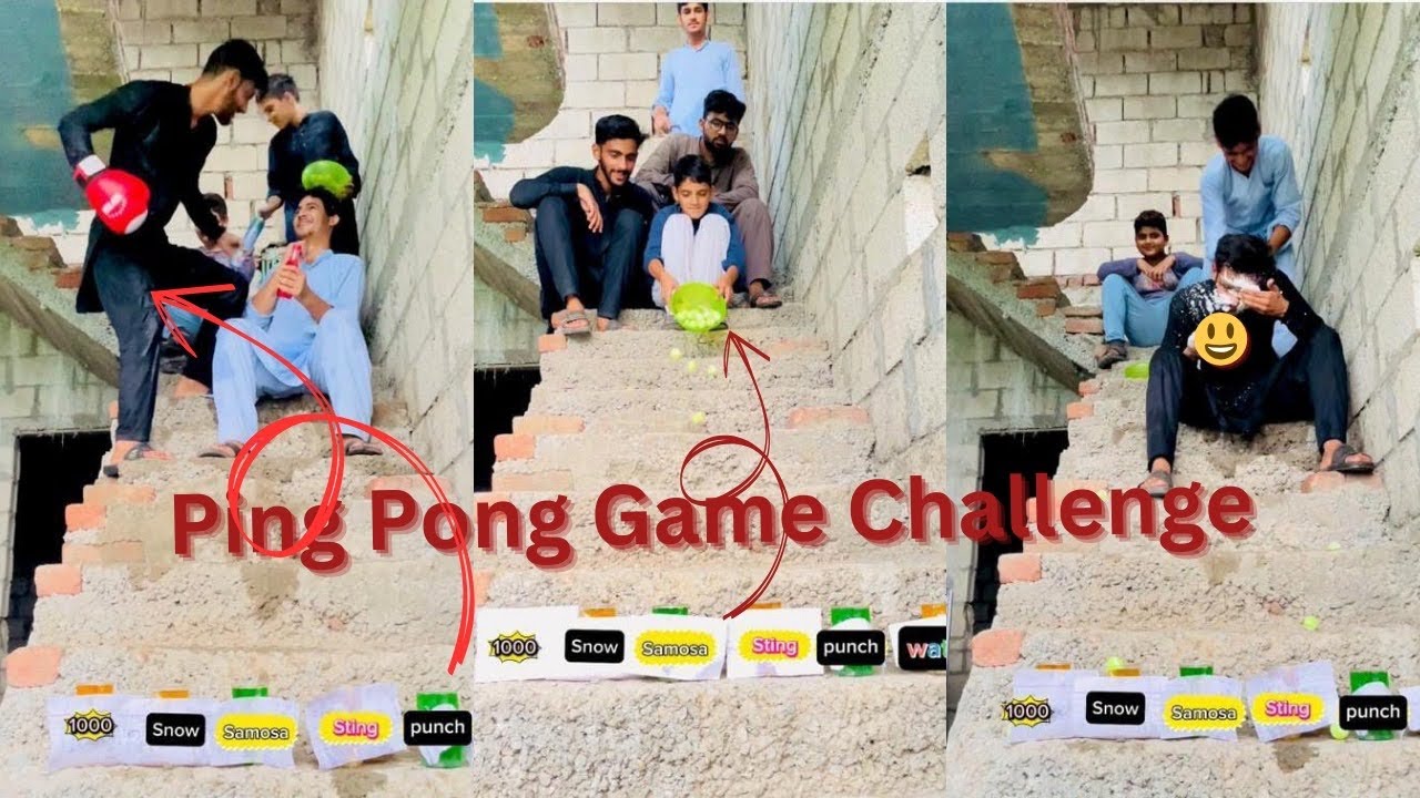 Funny Ping Pong Challenge 🤣 - YouTube