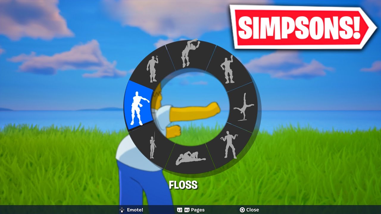 How To Get EVERY EMOTE in Fortnite Creative Map Code The Simpsons ...
