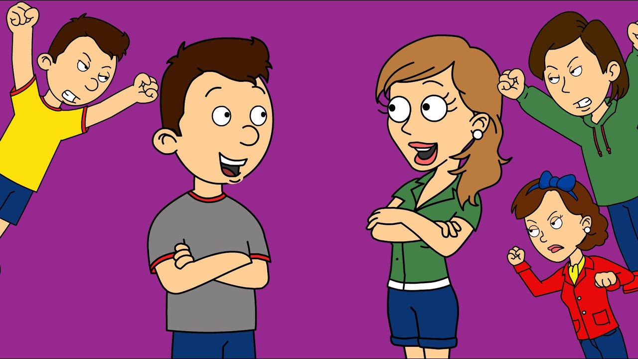 Classic Caillou Dates Gina/Grounded? - YouTube