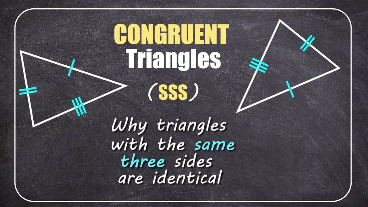 Triangle Congruence - SIDE SIDE SIDE - Proof #gcsemaths #triangles ...