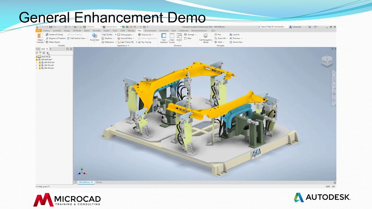 MicroCAD | Webinar: What's New in Inventor 2020 - YouTube