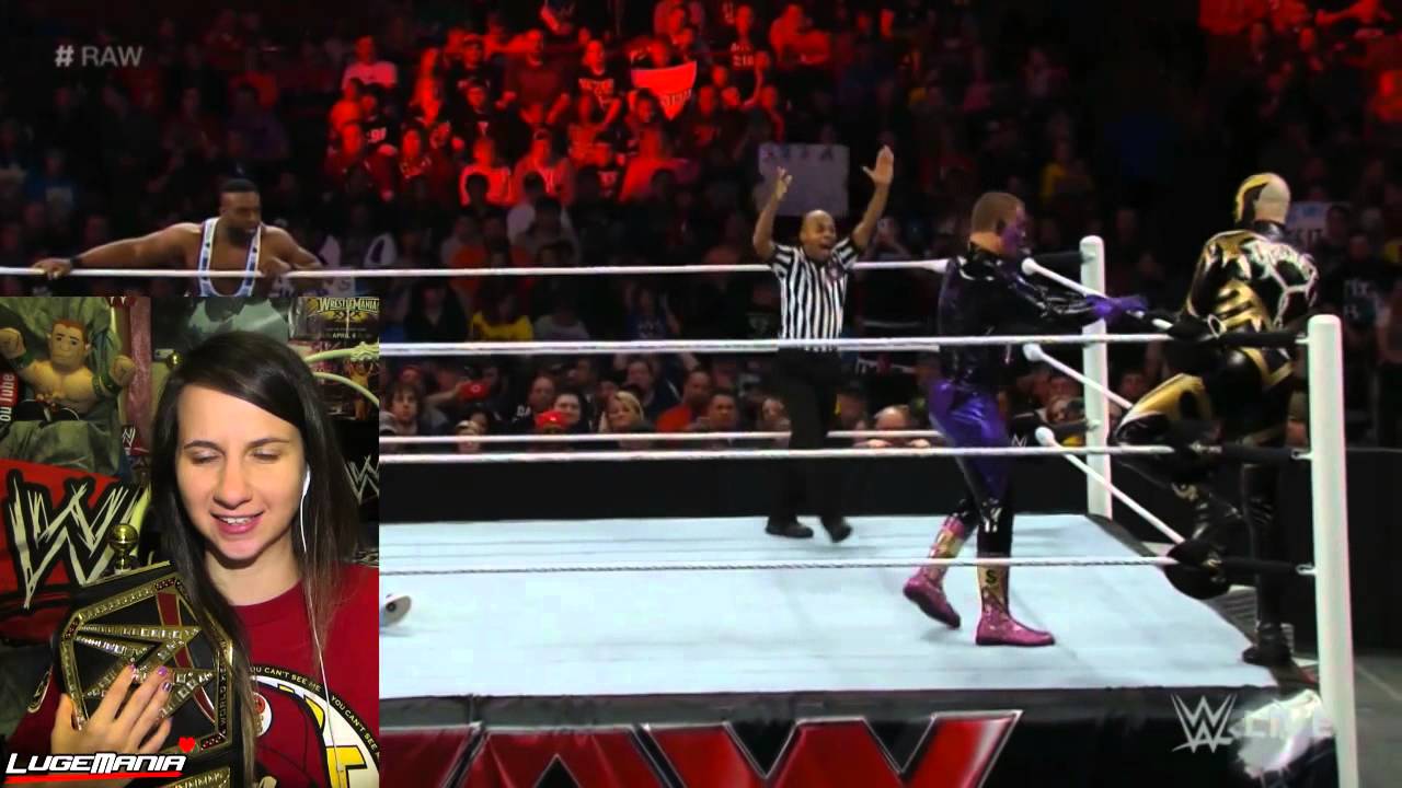 WWE Raw 2/9/15 New Day vs Dust Bros Live Commentary - YouTube
