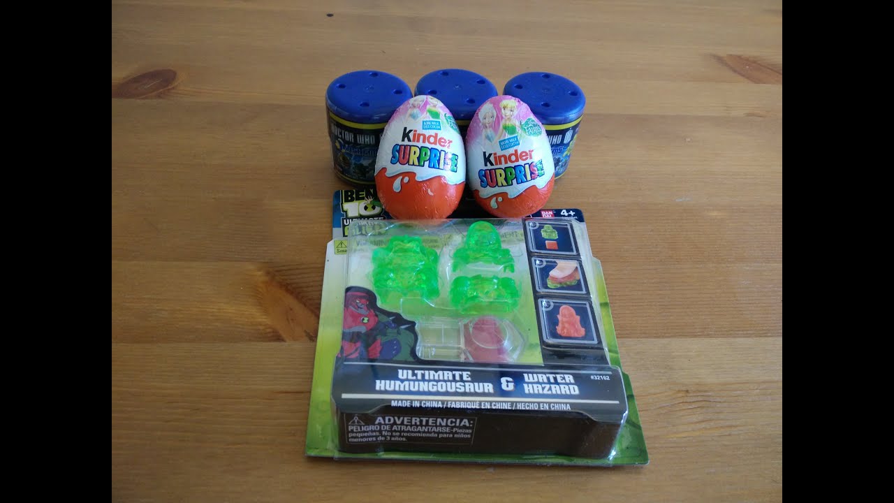 Disney Fairy Kinder egg Surpise and Doctor Who Mashems opening - YouTube