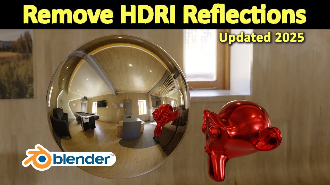 How To Turn Off HDRI Reflections in Blender - YouTube