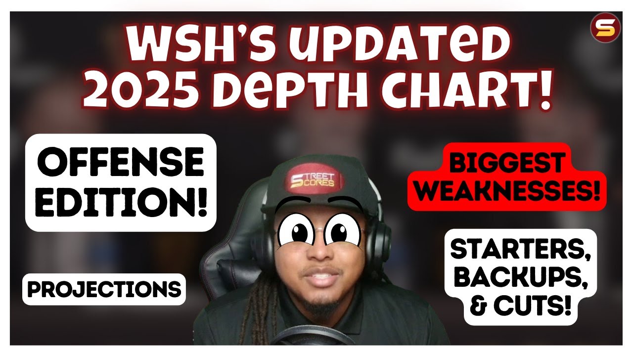 🚀Offense: UPDATED Current WSH 2025 Depth Chart! After Free Agency ...
