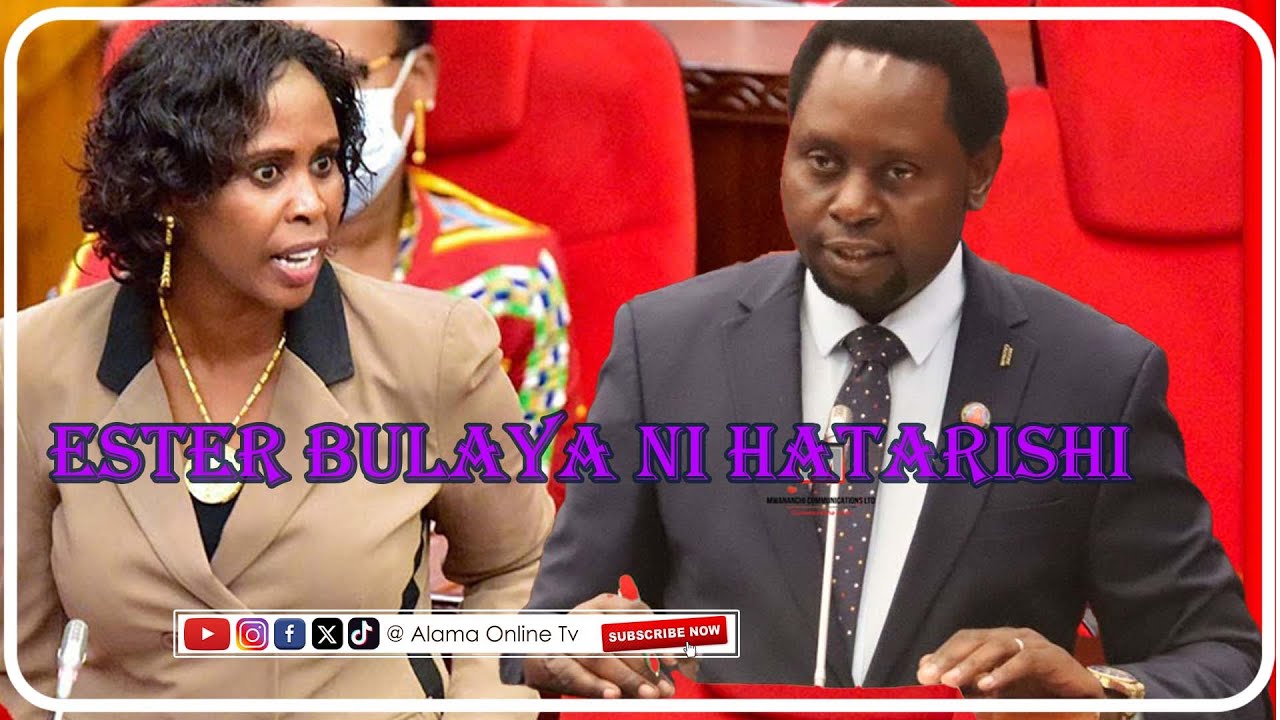 ESTER BULAYA NA WENZAKE WACHAFUKWA BUNGENI LEO/DUGANGE ''NI SERIKALI ...
