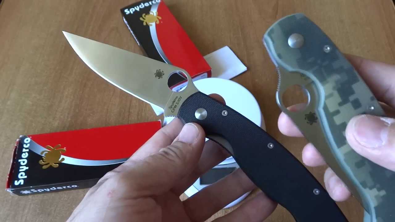 новая чиМиля - fake chinese Spyderco Military - YouTube