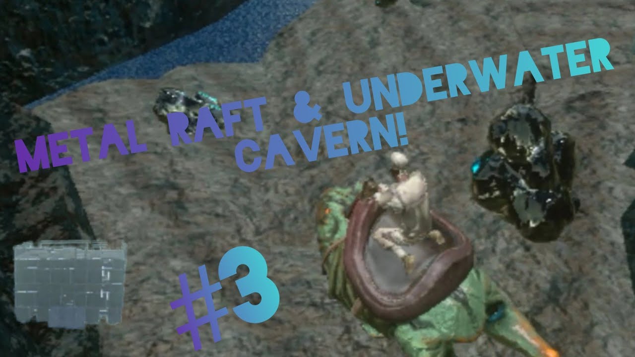 Metal Raft Base & Taming Frogs! Ark PvP Series #3 - YouTube